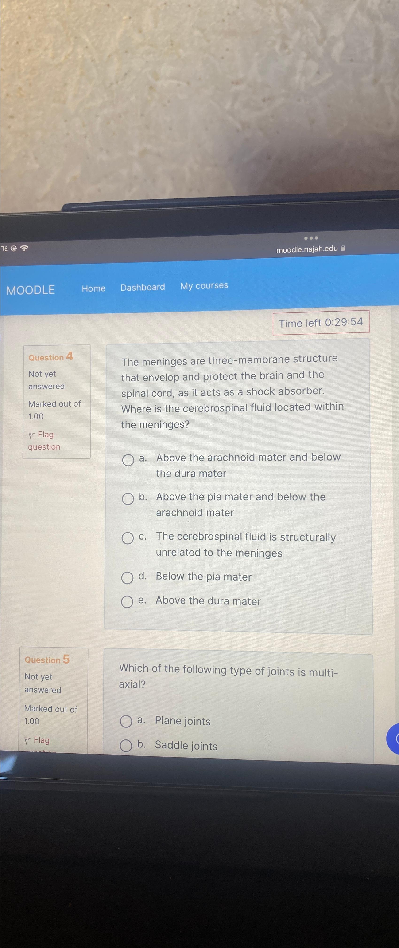 Solved moodle.najah.edu 0MOODLE Home Dashboard My | Chegg.com
