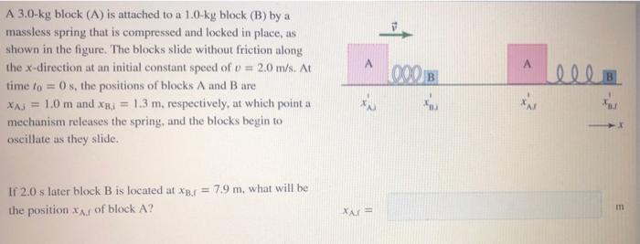 Solved A4.83-kg object constrained to move along the x-axis | Chegg.com