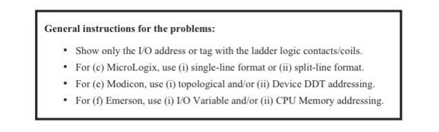 Solved e) For a Modicon processor, the input/output devices | Chegg.com
