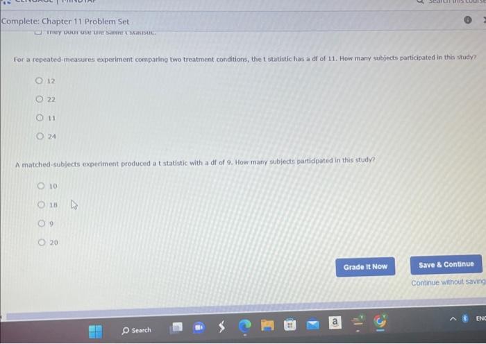 Solved 3. Repeated-measures and matched-subjects experiments | Chegg.com Solved 3. Repeated-measures and matched-subjects experiments | Chegg.com