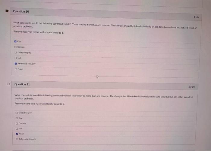 Solved RACE RACETYPE Foreign Keys Race.RaceType is a Foreign | Chegg.com