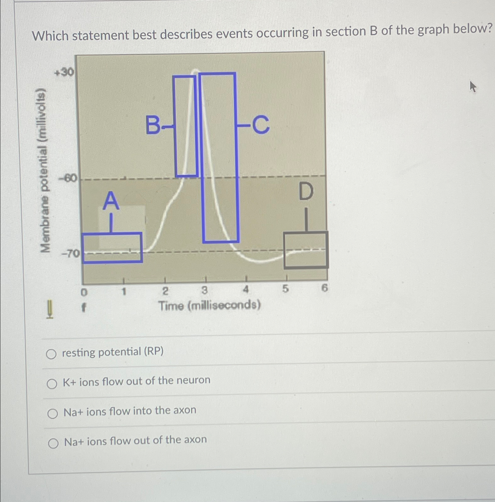 Solved Which statement best describes events occurring in | Chegg.com
