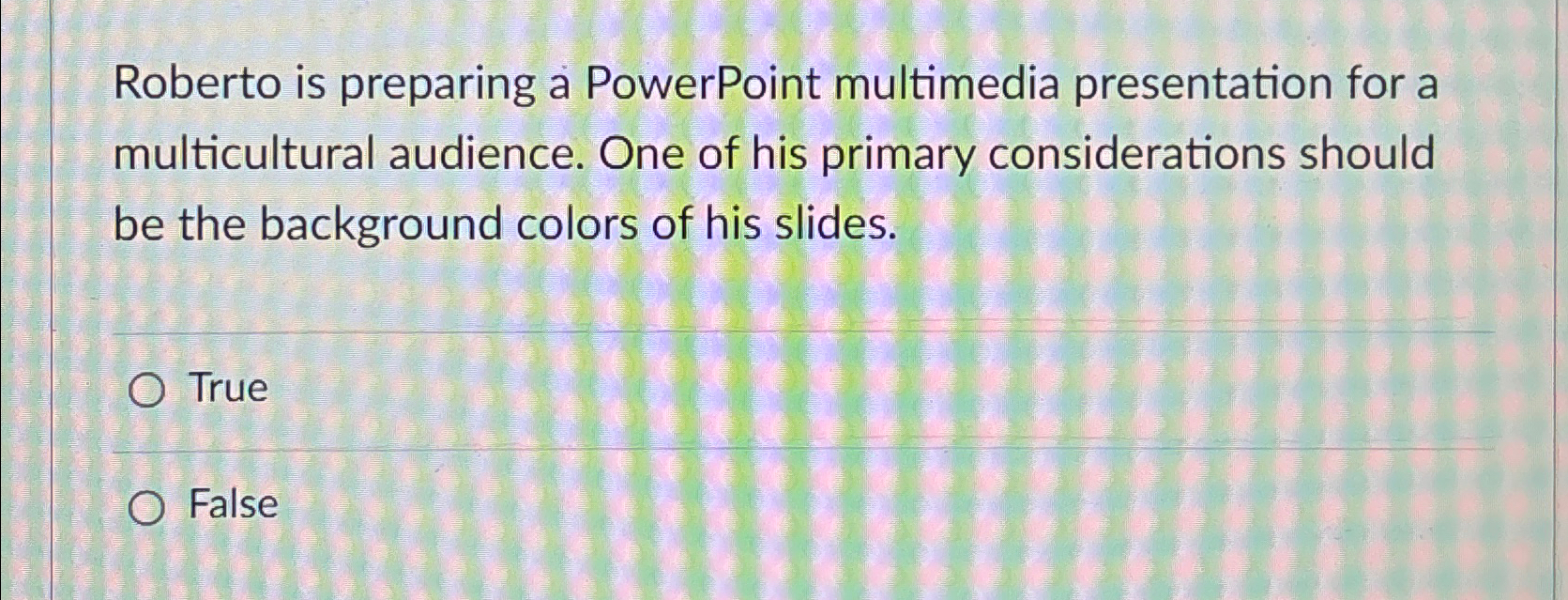 Solved Roberto is preparing a PowerPoint multimedia | Chegg.com