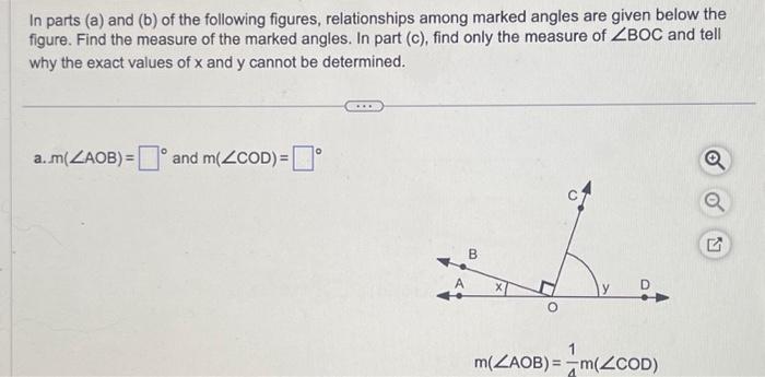 Solved In parts (a) and (b) of the following figures, | Chegg.com