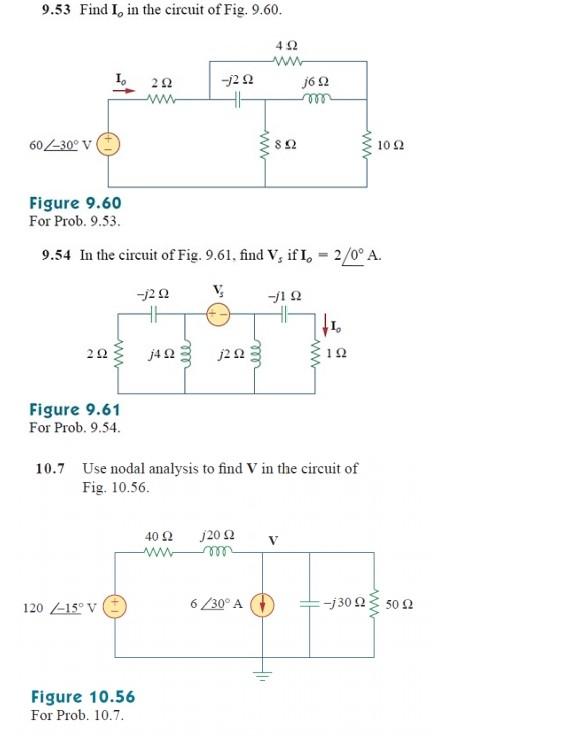 Solved 9.53 Find Io in the circuit of Fig. 9.60. Figure 9.60 | Chegg.com