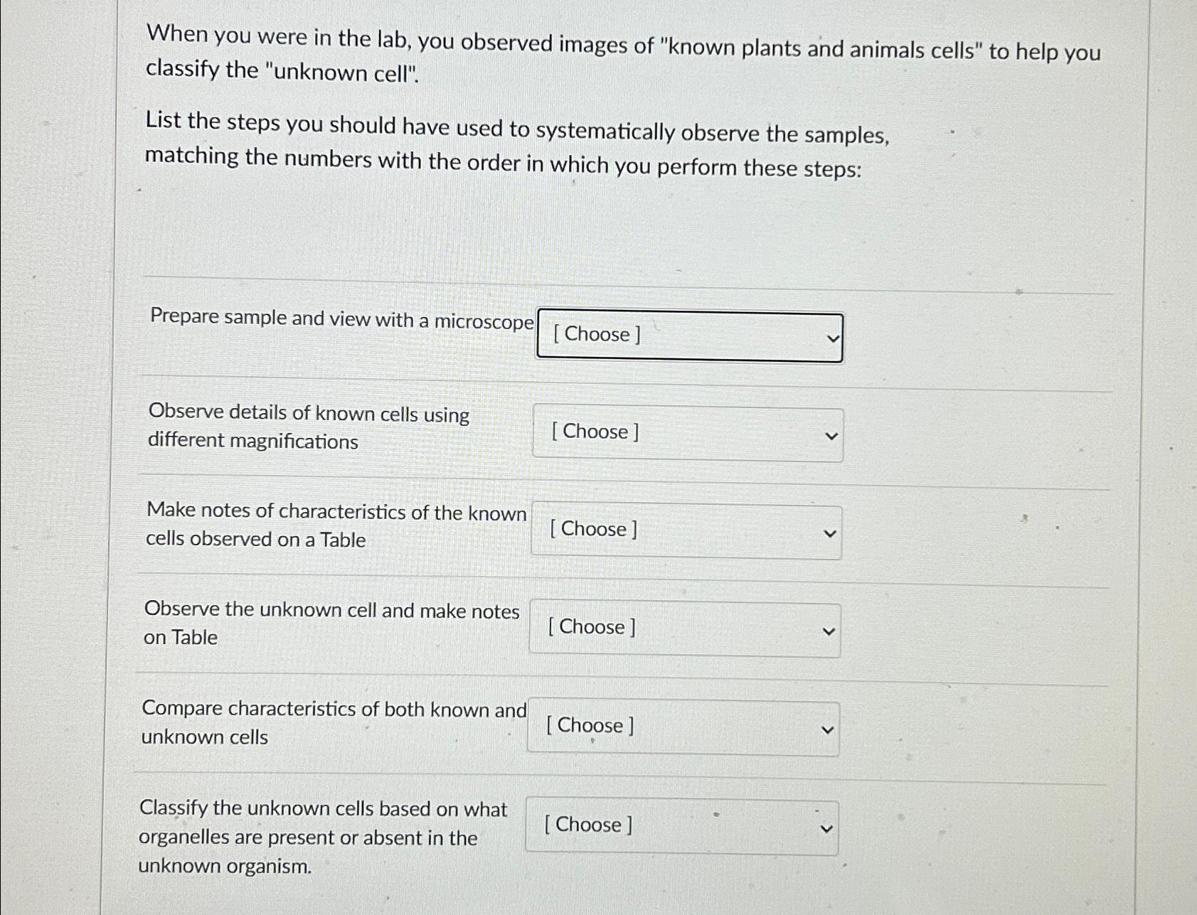Solved When you were in the lab, you observed images of | Chegg.com