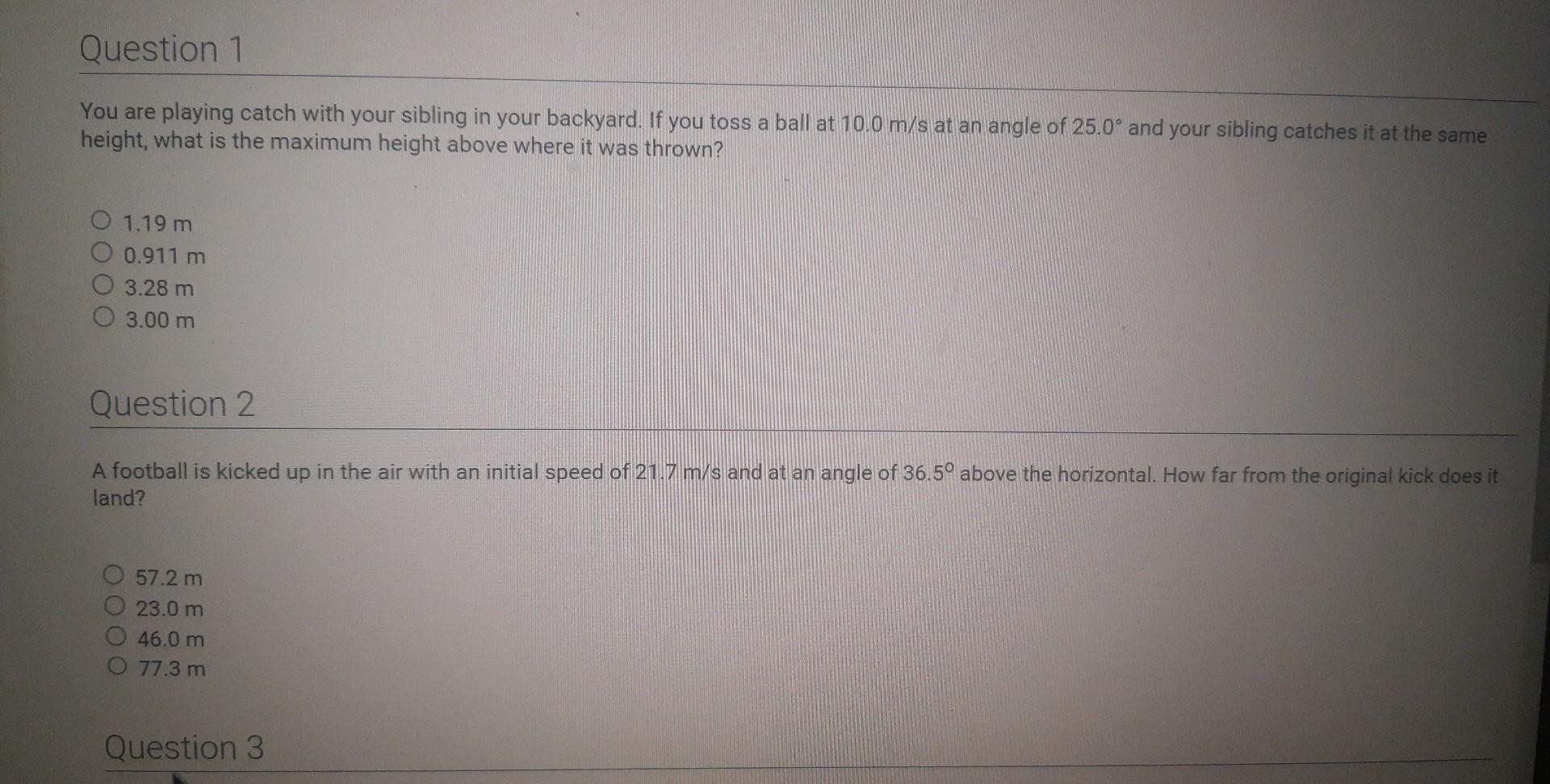 Solved You are playing catch with your sibling in your | Chegg.com