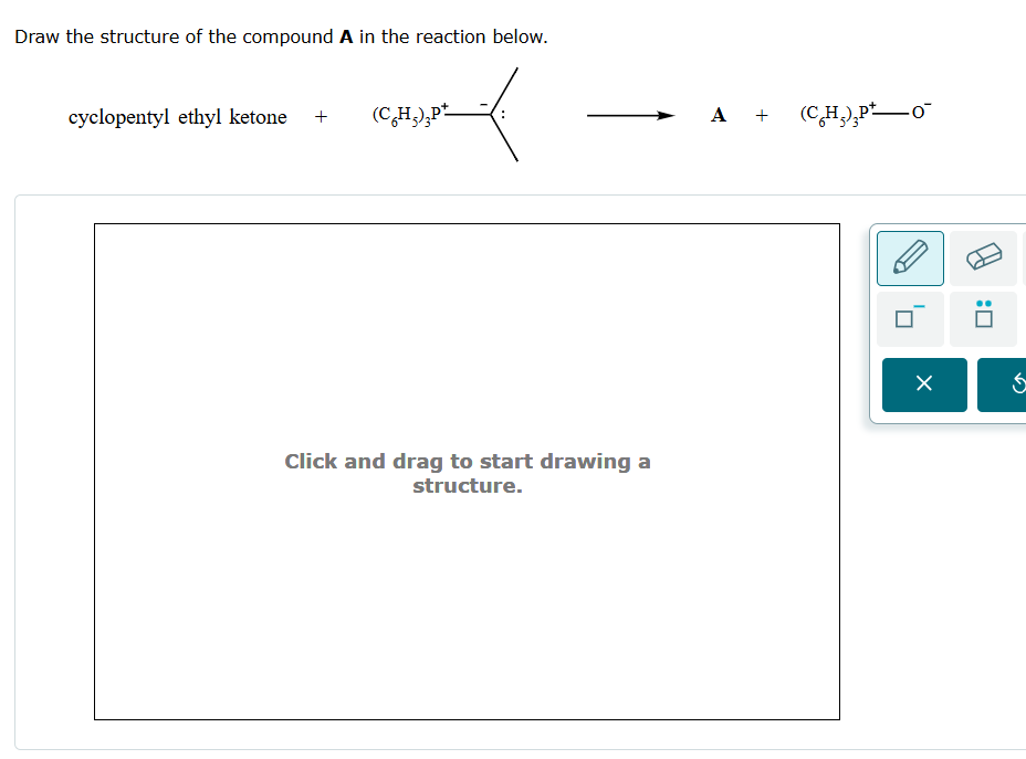 Solved Draw the structure of the compound \( \mathbf{A} \) | Chegg.com