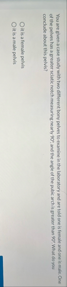 Solved You are given a case study with two different bony | Chegg.com