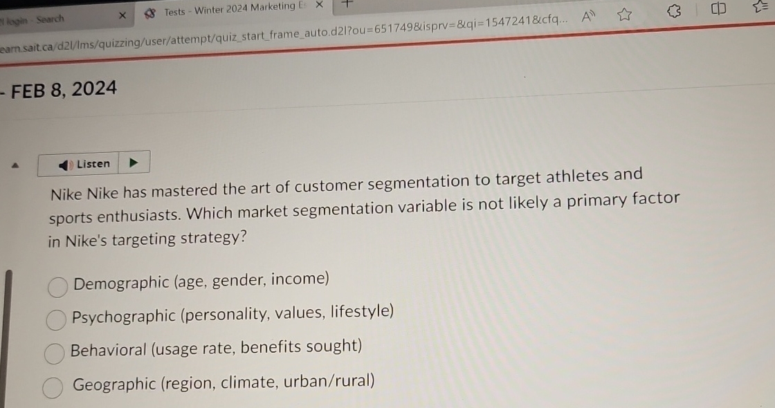 Solved FEB 8, 2024Nike Nike has mastered the art of customer | Chegg.com