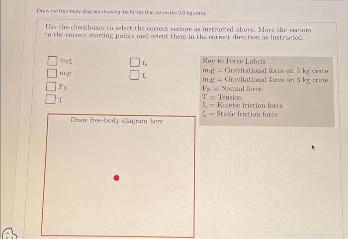 Solved The drawing shows two crates that are connected by a | Chegg.com