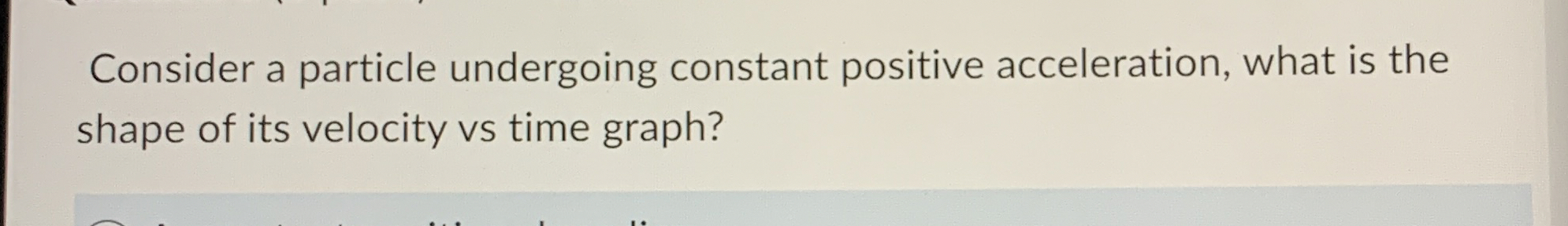 Solved Consider a particle undergoing constant positive | Chegg.com