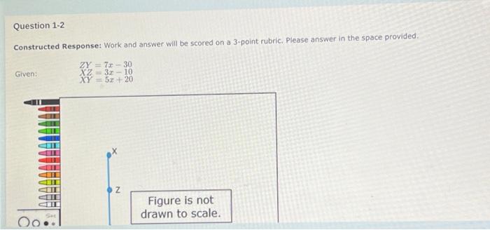 Solved Constructed Response: Work and answer will be scored | Chegg.com