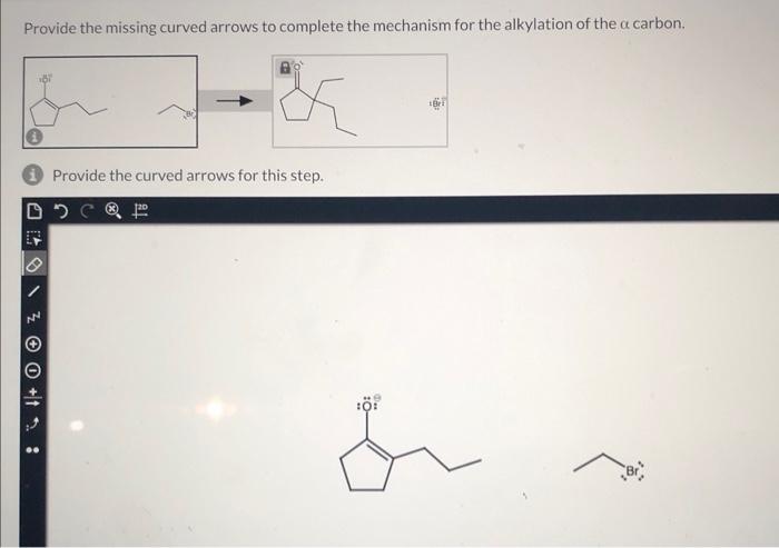Complete the mechanism for the deprotonation of the | Chegg.com