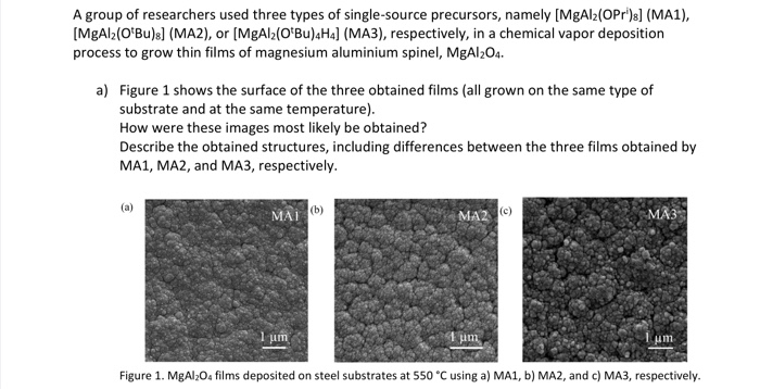 A group of researchers used three types of | Chegg.com
