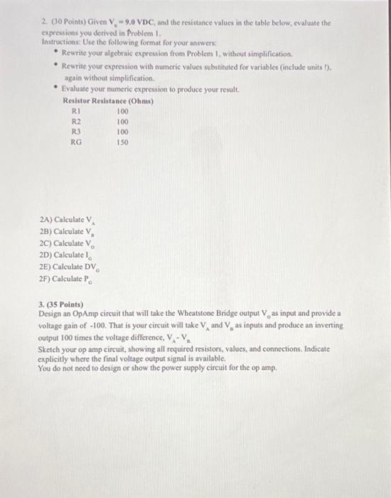 Solved 1. (35 Points) The, following circuit is called the | Chegg.com