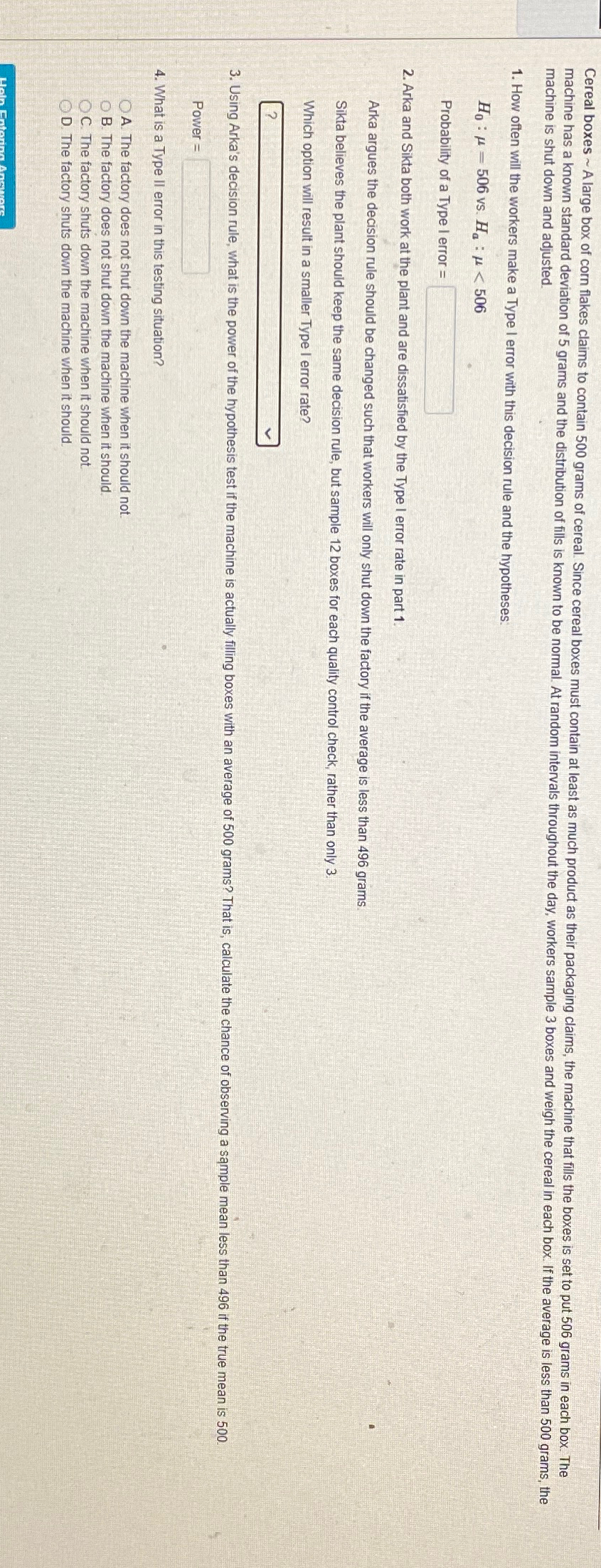 Solved machine is shut down and adjusted.How often will the | Chegg.com