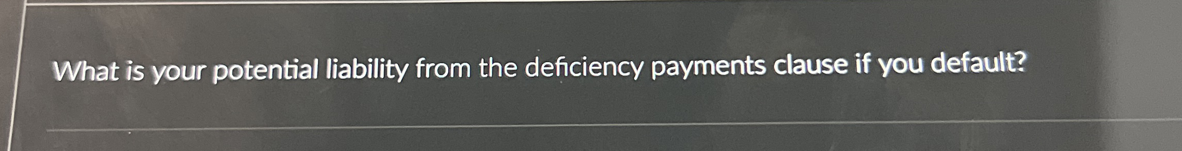 High Quality SOLUTION What is your potential liability from the ...