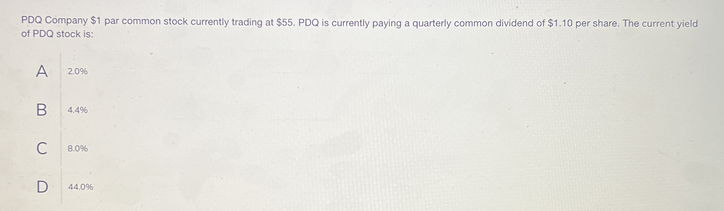 Solved PDQ Company $1 ﻿par common stock currently trading at | Chegg.com