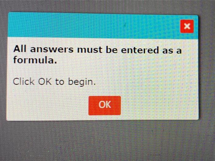 Solved x х All answers must be entered as a formula. Click | Chegg.com Solved x х All answers must be entered as a formula. Click | Chegg.com