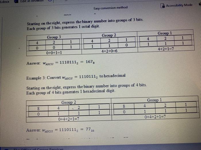Solved - 2. Perform the conversions shown in the "Easy | Chegg.com
