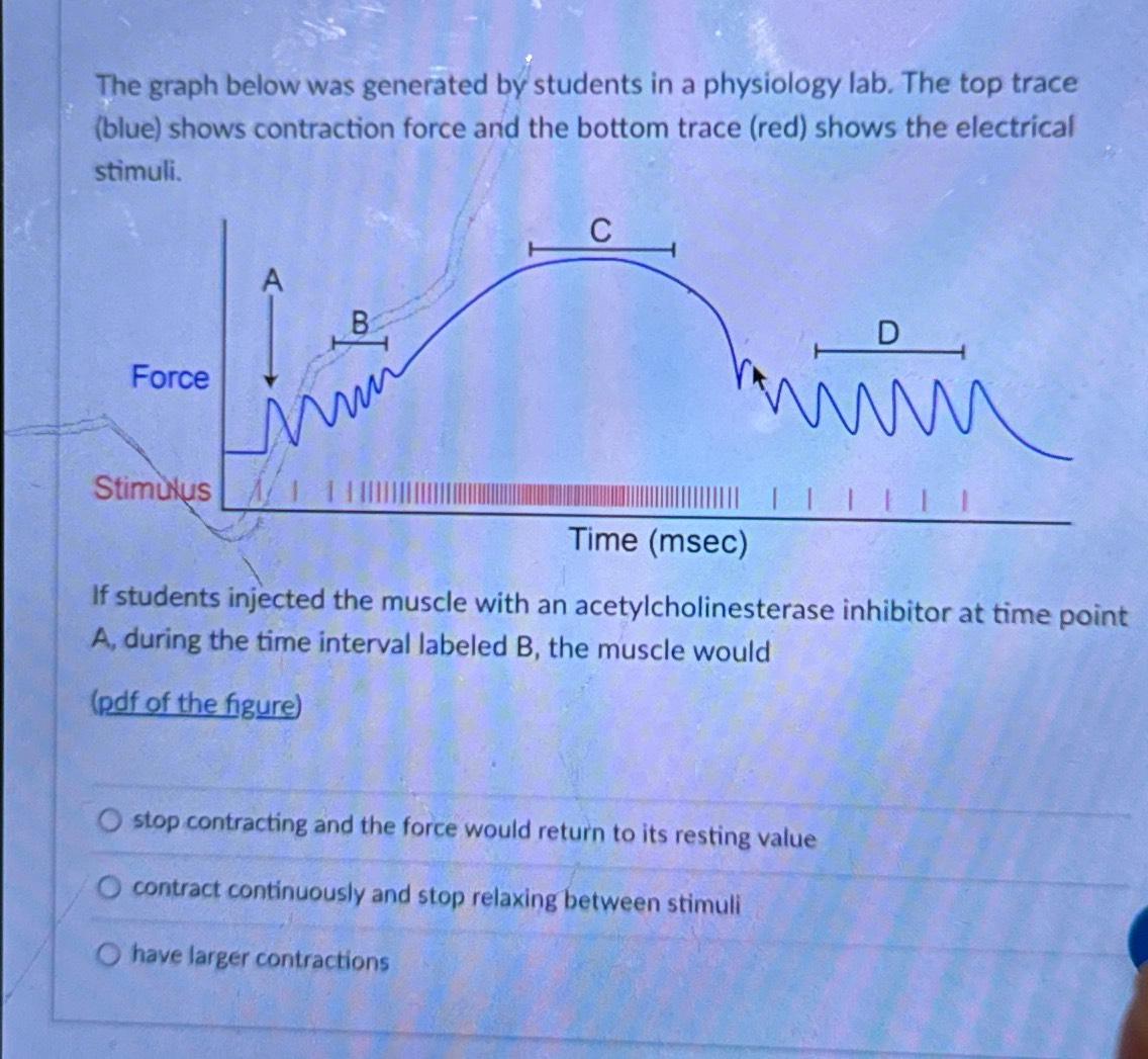 Solved The graph below was generated by students in a | Chegg.com