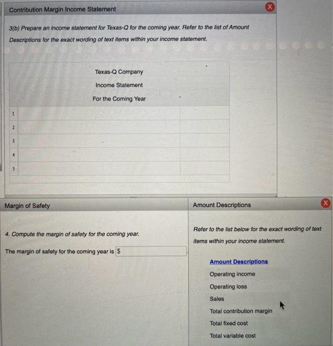 Solved Texas-Q Company produces and sells barbeque grills. | Chegg.com