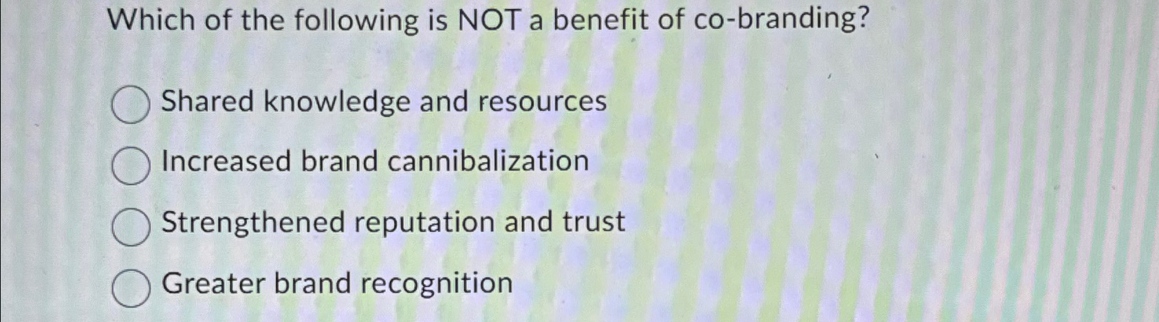 Solved Which of the following is NOT a benefit of | Chegg.com