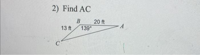 Solved 2) Find AC | Chegg.com