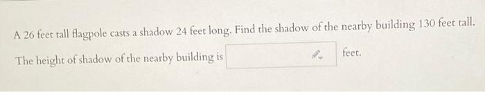 Solved A tree 88 feet tall casts a shadow 58 feet long. Jane | Chegg.com