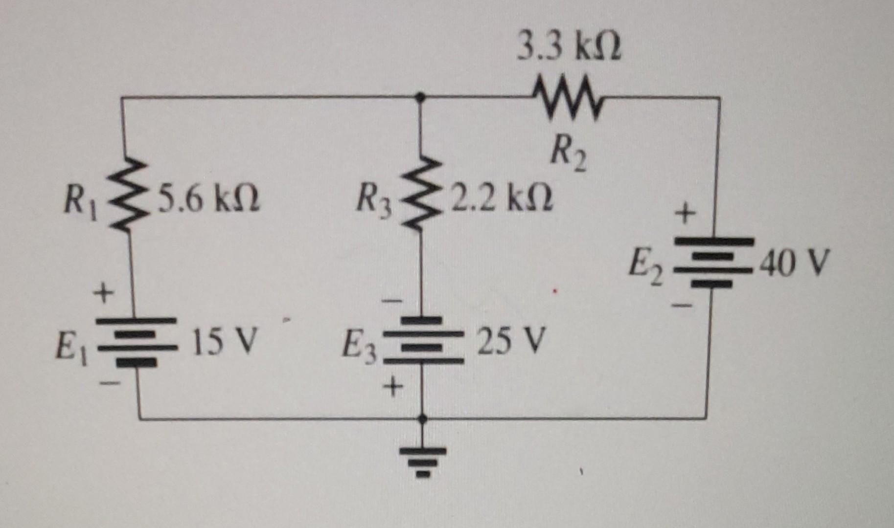 Solved Using Branch Current Analysis: 1)Calculate the | Chegg.com