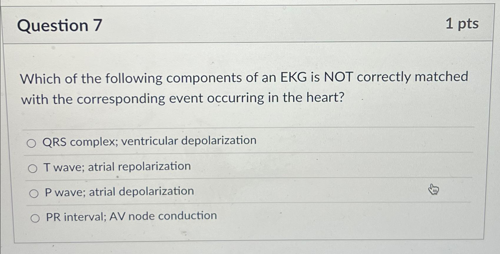 Solved Question 71 ﻿ptsWhich of the following components of | Chegg.com