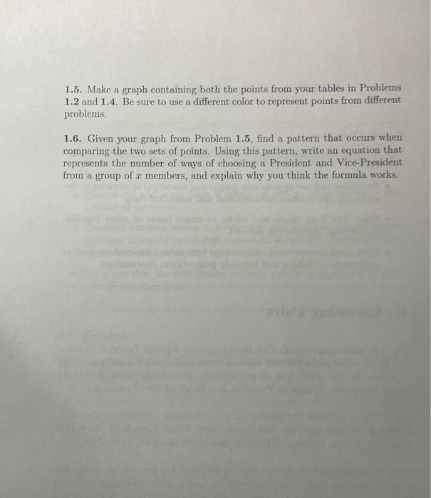 Solved Project Objectives. - Understand linear and quadratic | Chegg.com