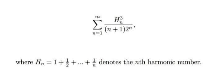 Solved Η3 Σ (n+1)2η where H, =1+] + ... + denotes the nth | Chegg.com