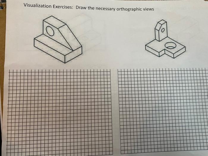 Solved Visualization Exercises: Draw the necessary | Chegg.com