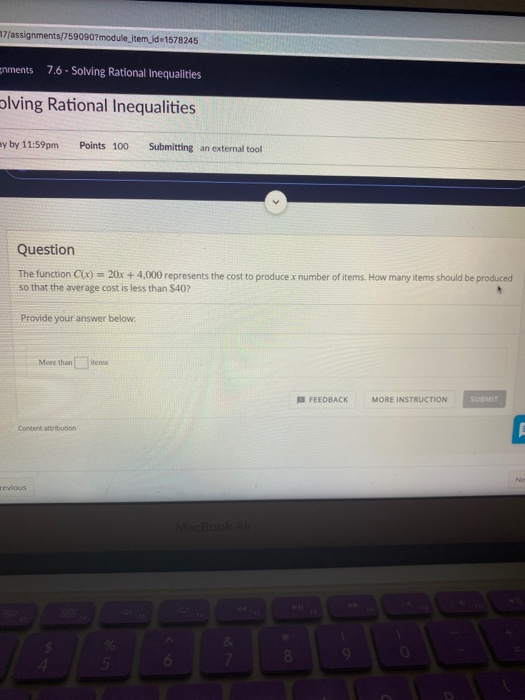 Solved 77/assignments/759090?module_item_id=1578245 anments | Chegg.com
