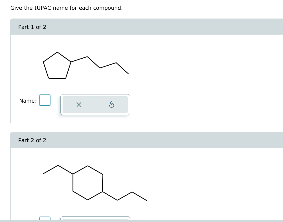 Solved Give the IUPAC name for each compound. | Chegg.com