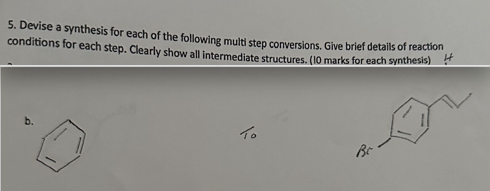 Solved Devise a synthesis for each of the following multi | Chegg.com