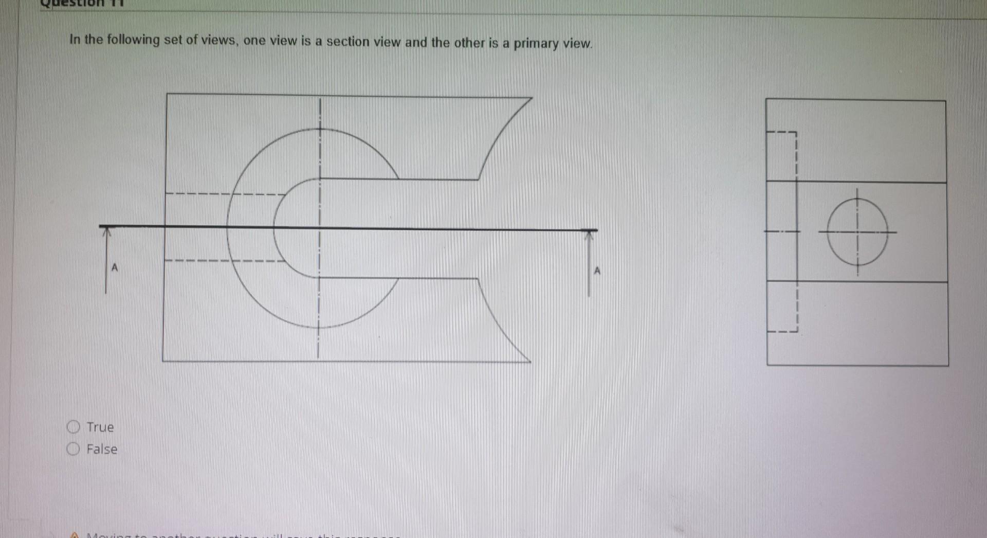 Solved In the following set of views, one view is a section | Chegg.com