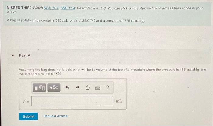 Solved MISSED THIS? Watch KCV 11.4. IWE 11.4; Read Section | Chegg.com