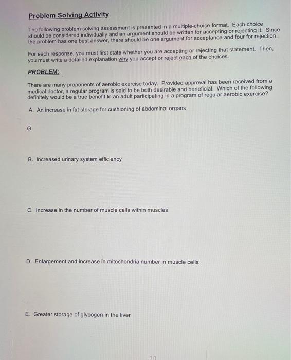 Solved Problem Solving Activity The following problem | Chegg.com