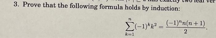 Solved 3. Prove that the following formula holds by | Chegg.com Solved 3. Prove that the following formula holds by | Chegg.com