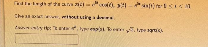 Solved Find the length of the curve | Chegg.com