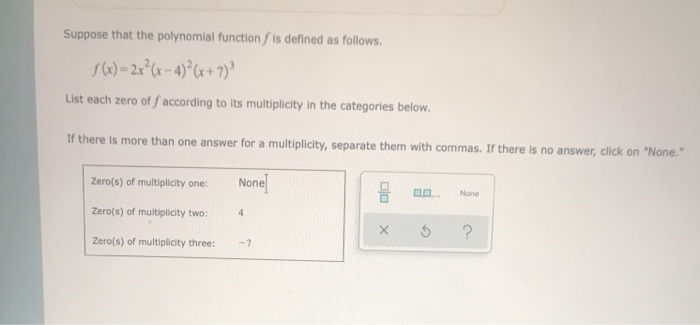 Solved Suppose that the polynomial function is defined as | Chegg.com