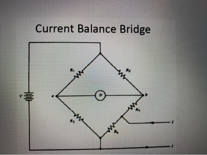 Solved 2. A current balance bridge, as shown in Figure | Chegg.com