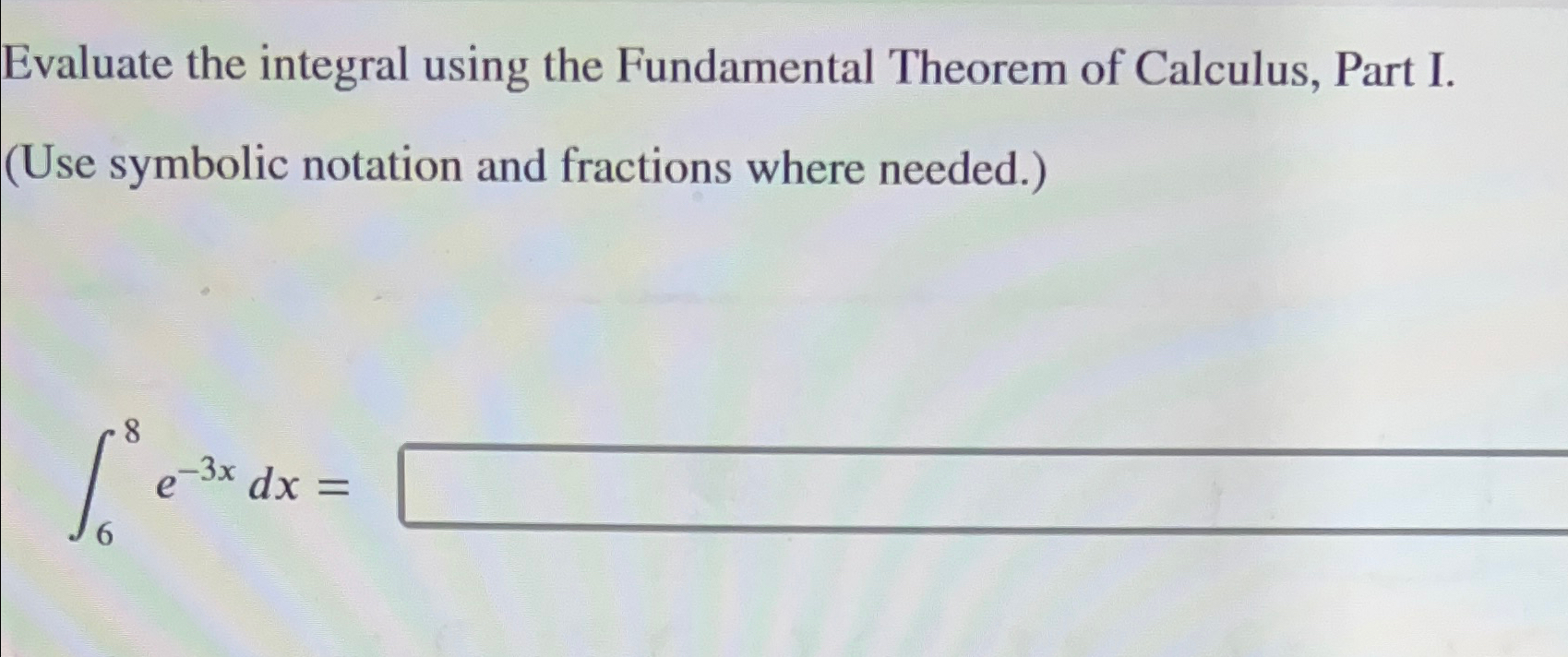 Solved Evaluate the integral using the Fundamental Theorem | Chegg.com