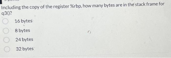 Solved Consider the following short C program, and the | Chegg.com