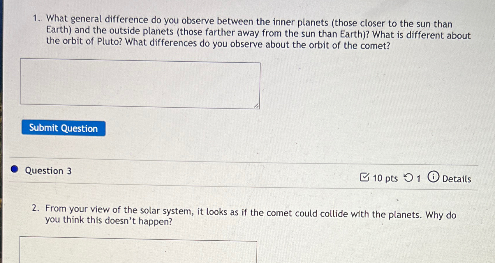 Solved What general difference do you observe between the | Chegg.com