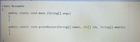 Solved class Accounts public static void main(String[] args) | Chegg.com