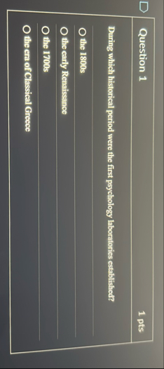 Solved Question 11 ﻿ptsDuring which historical period were | Chegg.com